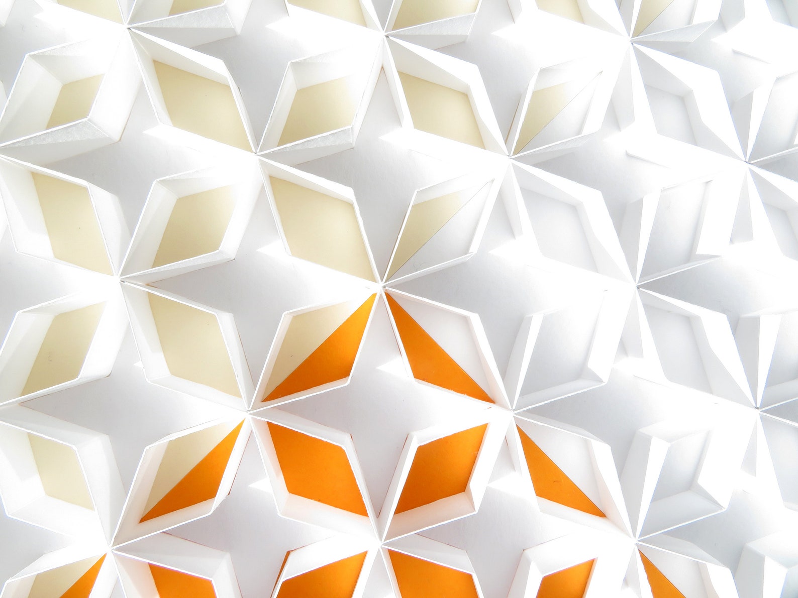 Geometric Art, Paper Artwork, 3D Paper Sculpture, Paper Craft ...