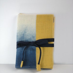 Cosmetic Case, Indigo Blue, Japanese Shibori, Hand Dyed, Indigo, Blue ...