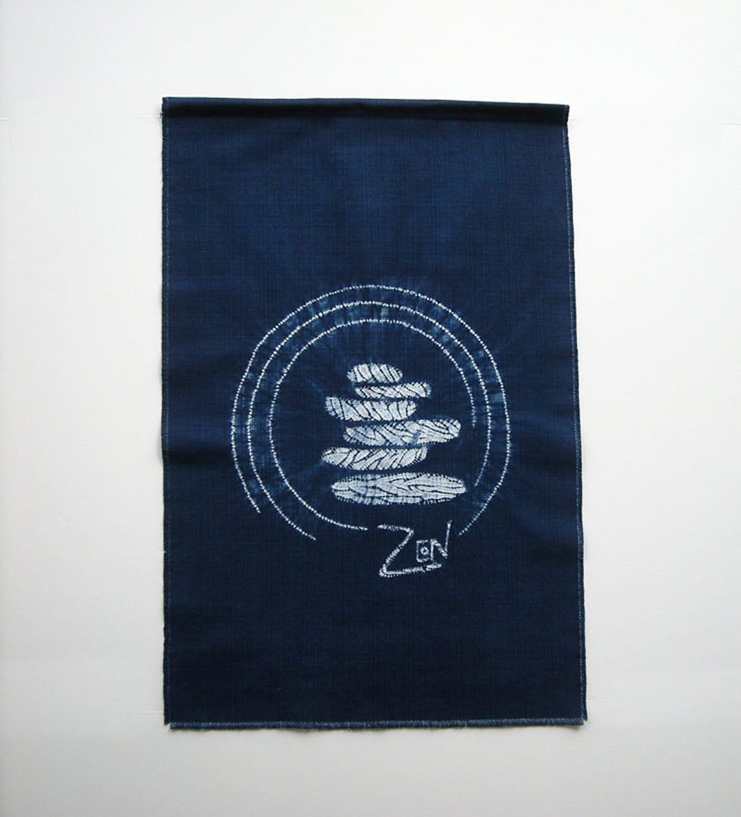 Zen Motif Wall Hanging, Peace of Mind Japanese Zen Tapestry, Zen Decor ...