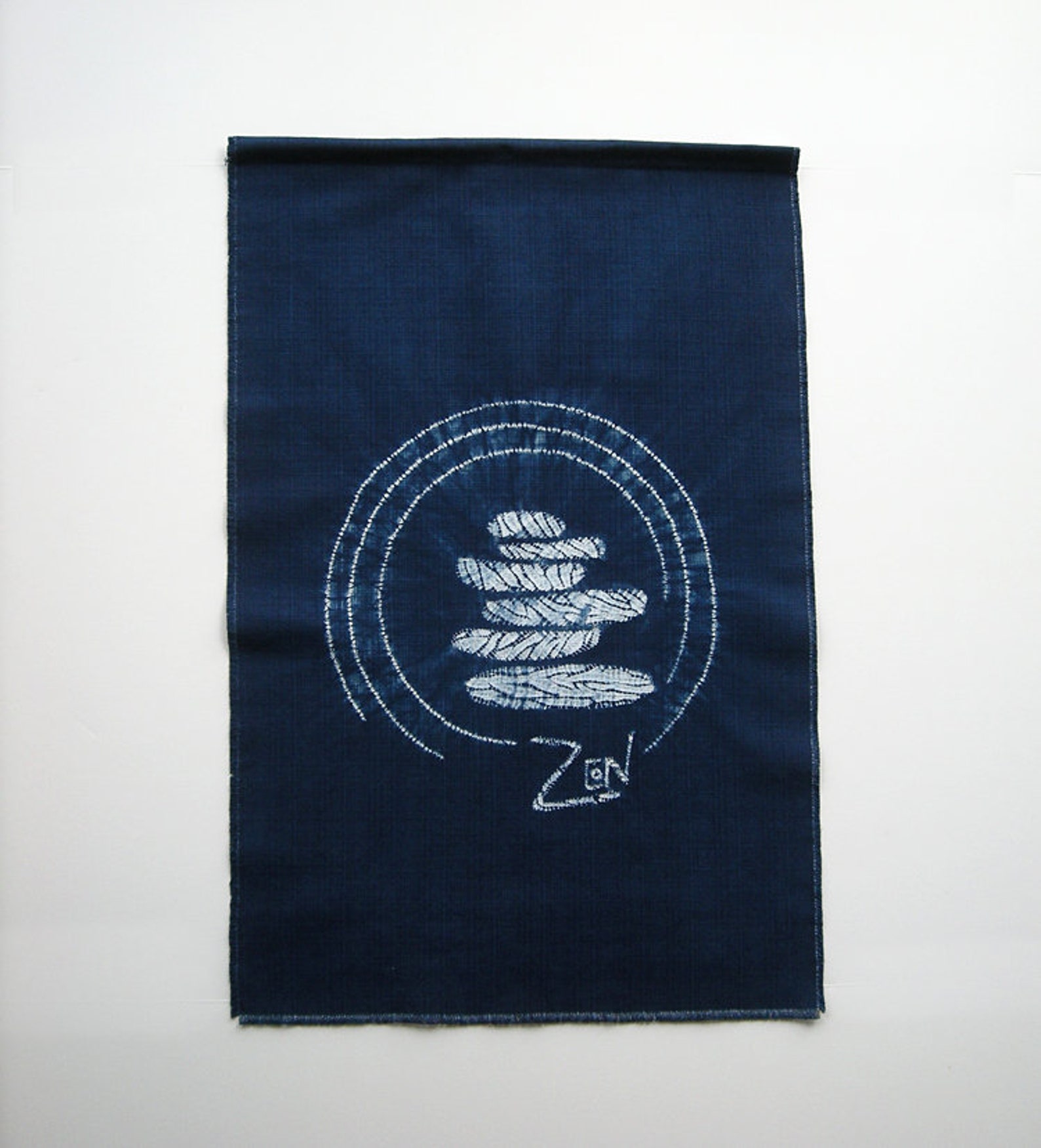 Zen Motif Wall Hanging, Peace of Mind Japanese Zen Tapestry, Zen Decor ...