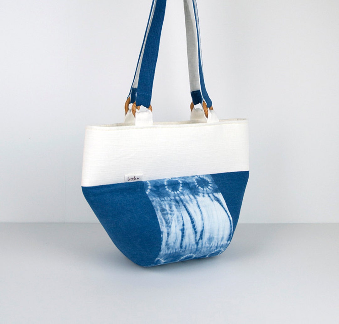 Boho-chic Bag, Bohemian Chic Fashion, Indigo Blue, Beach Bag, Natural ...