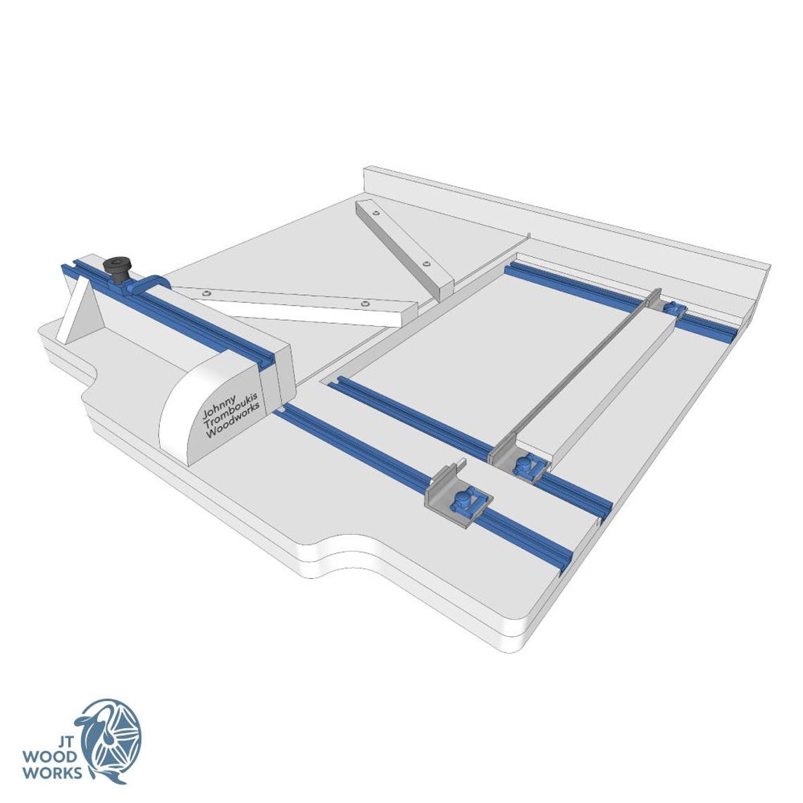 Woodworking Plans - Kumiko Table Saw Sled: V-classic by JT Woodworks - Etsy