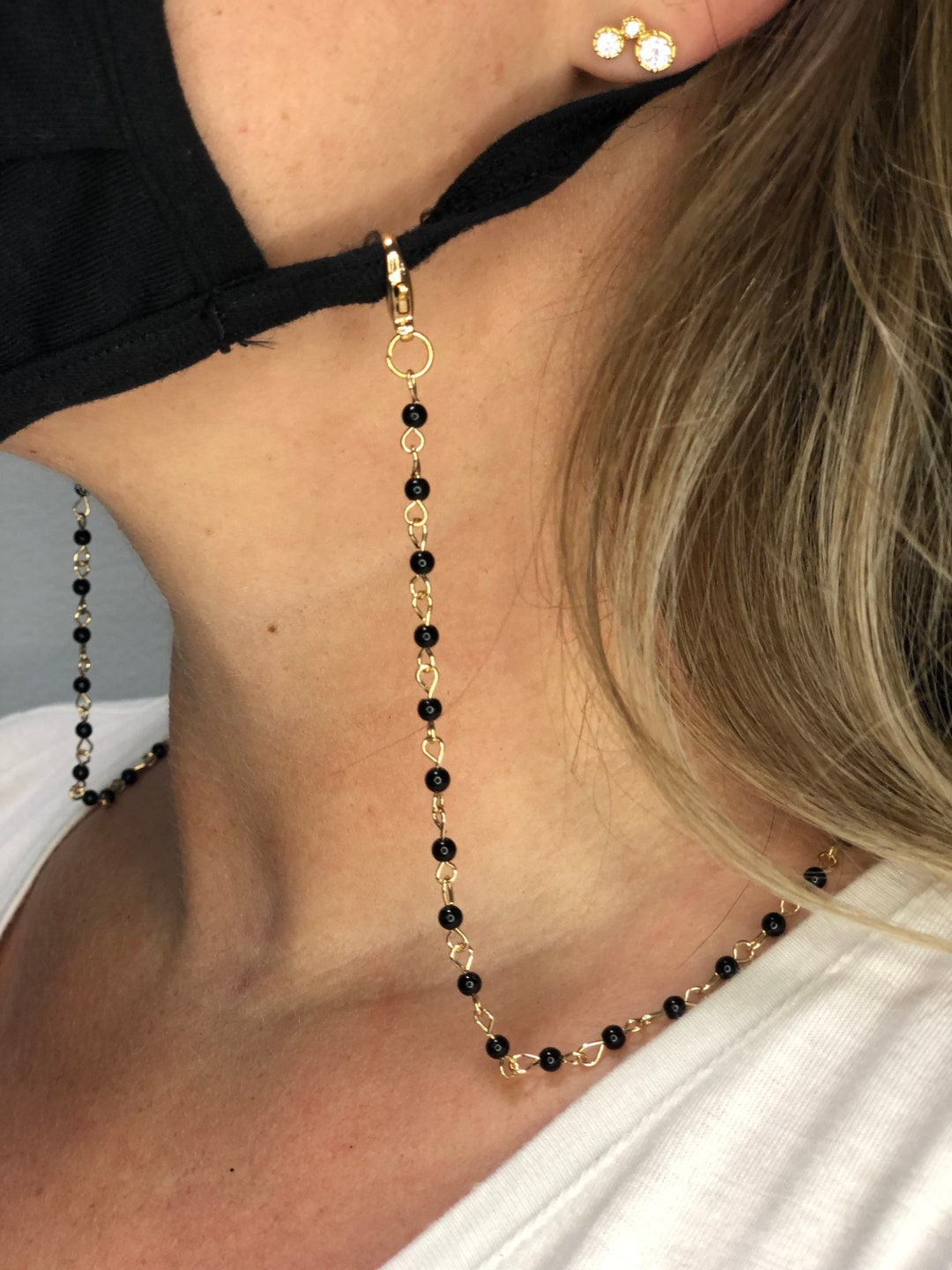 Face Mask Necklace Chain - Etsy