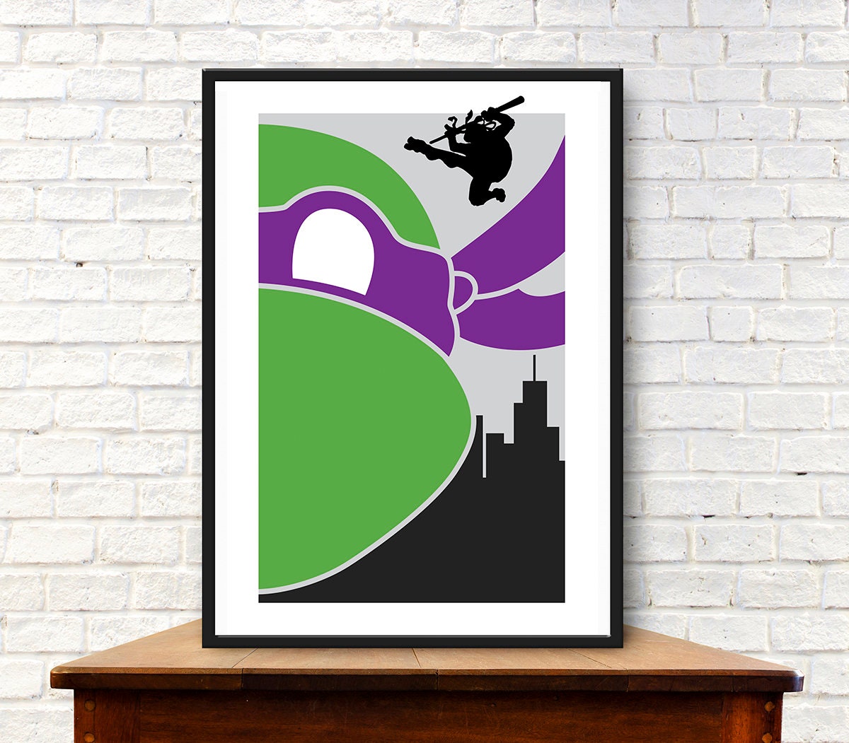 TMNT Minimalist: Mikey, Leo, Raph, & Donnie Set - Etsy