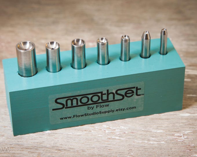 Stone-setting Punches for Quick & Easy Tube-setting, Seven Punch Set ...