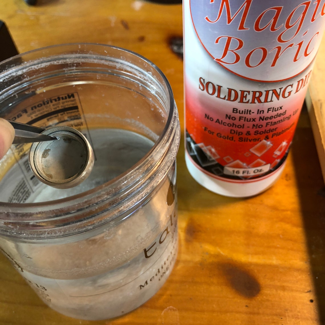 Liquid Flux, Our Favorite! Magic Boric Soldering Dip for Gold, Silver ...