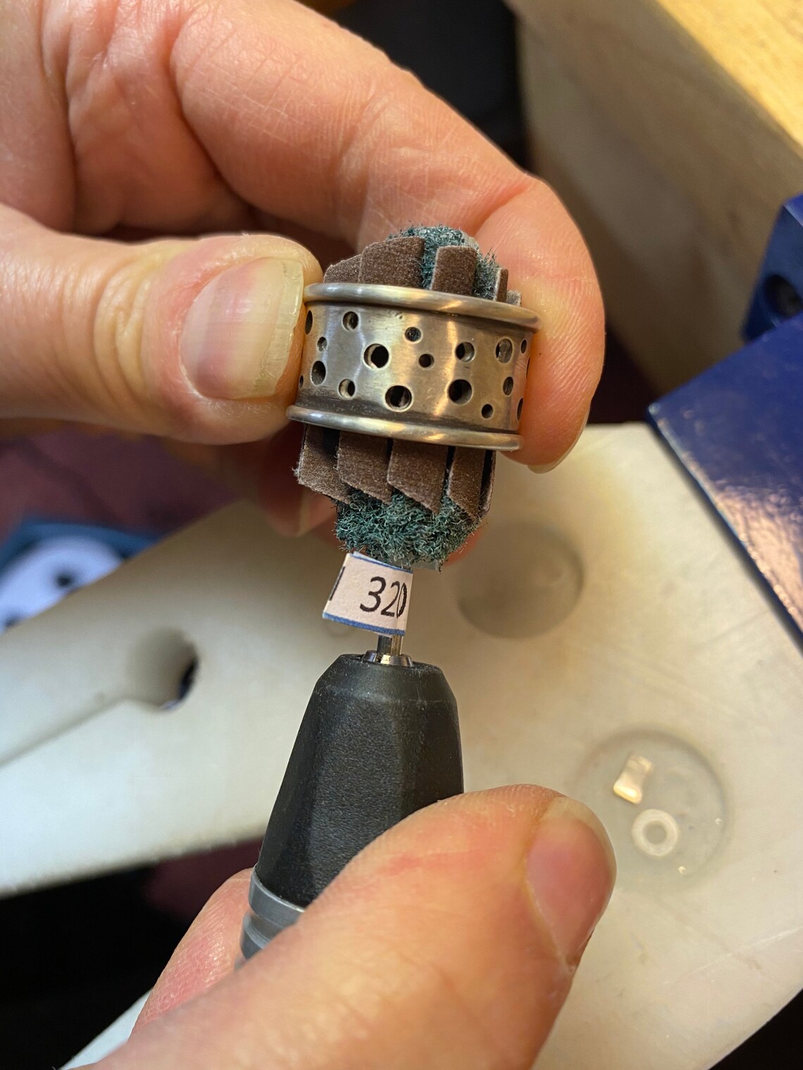 Mini Wings Inside Ring Sanding Mandrel 320 Grit - Etsy