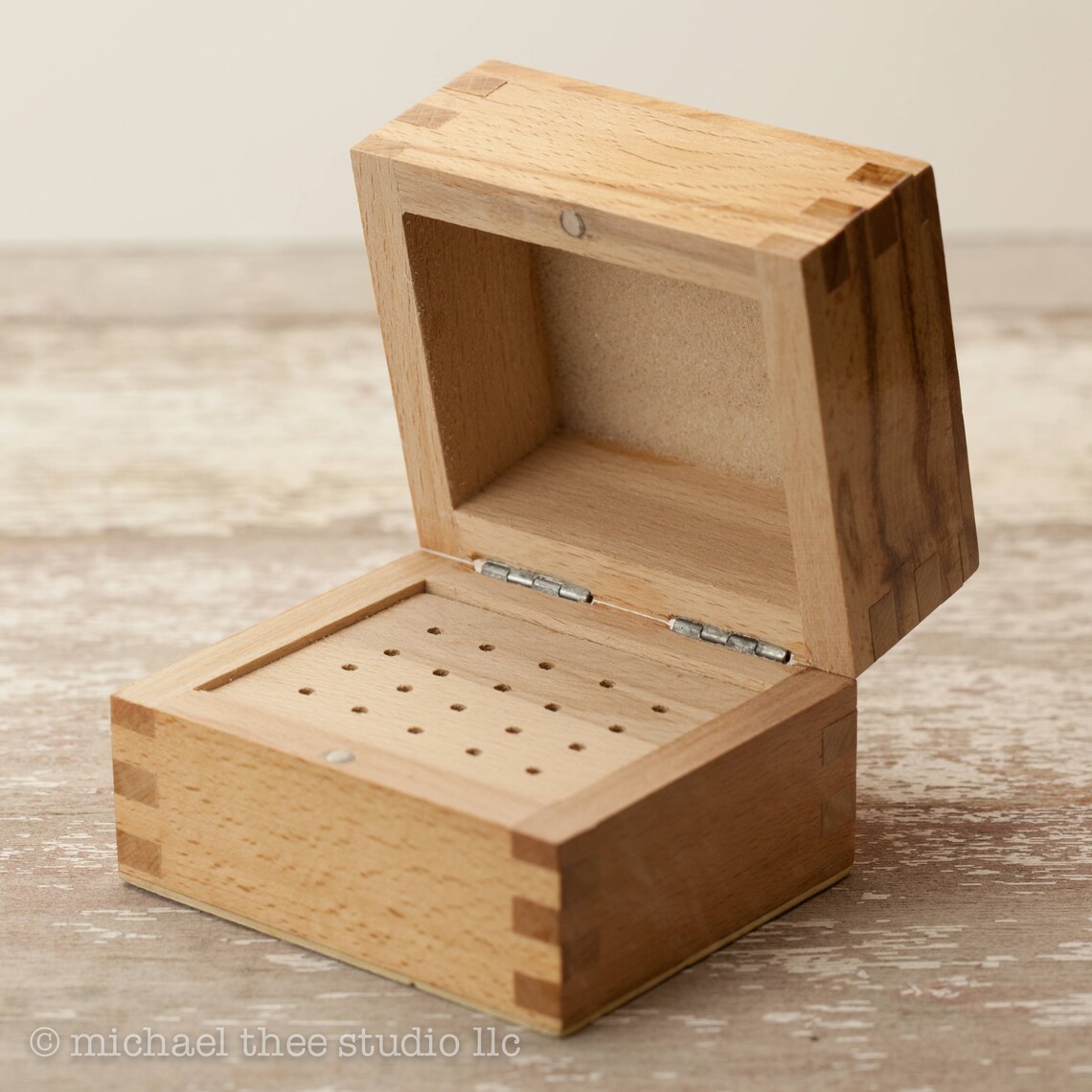 20-hole Bur Box, Sturdy Wood Bur Storage (burs Not Included) - Etsy