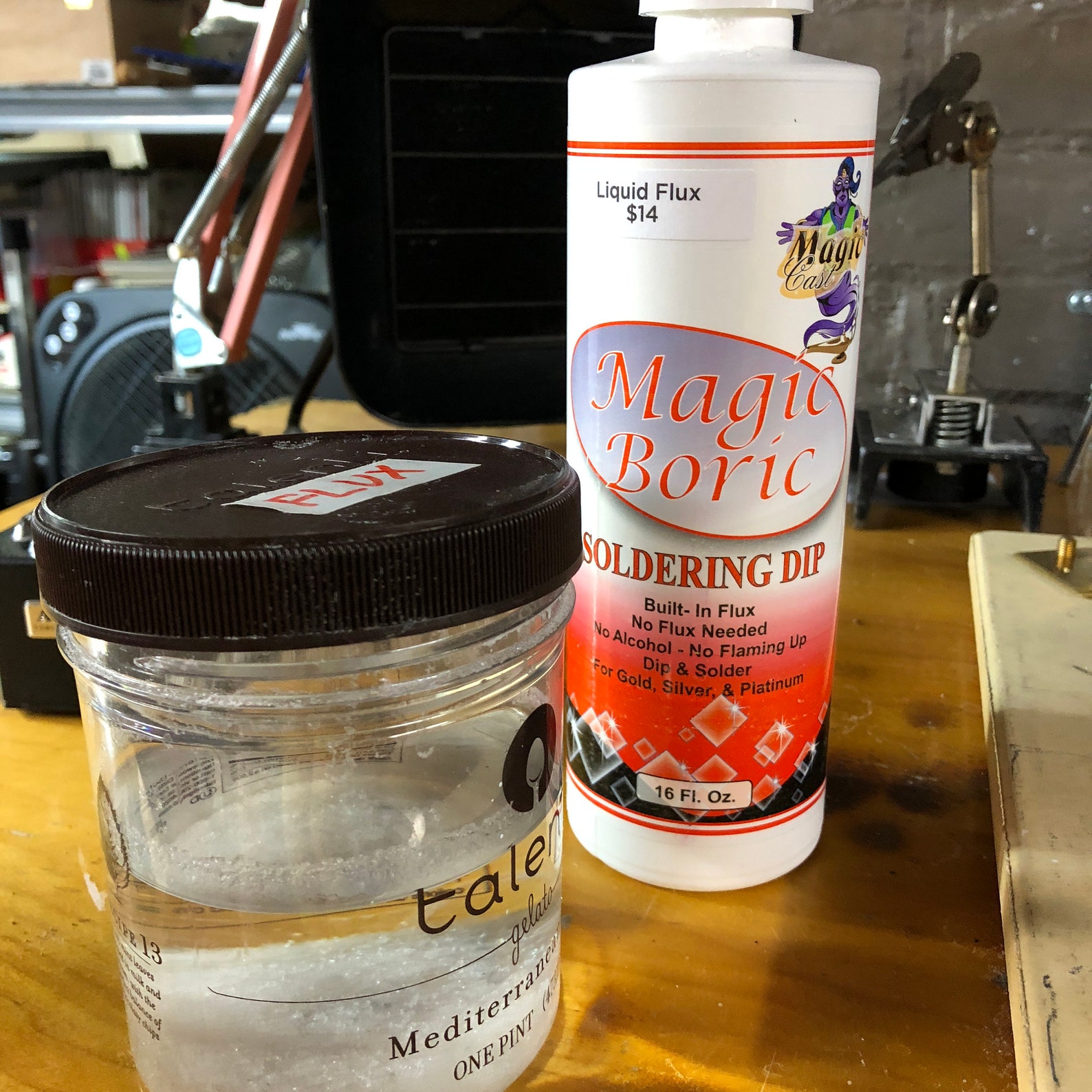 Liquid Flux, Our Favorite! Magic Boric Soldering Dip for Gold, Silver ...