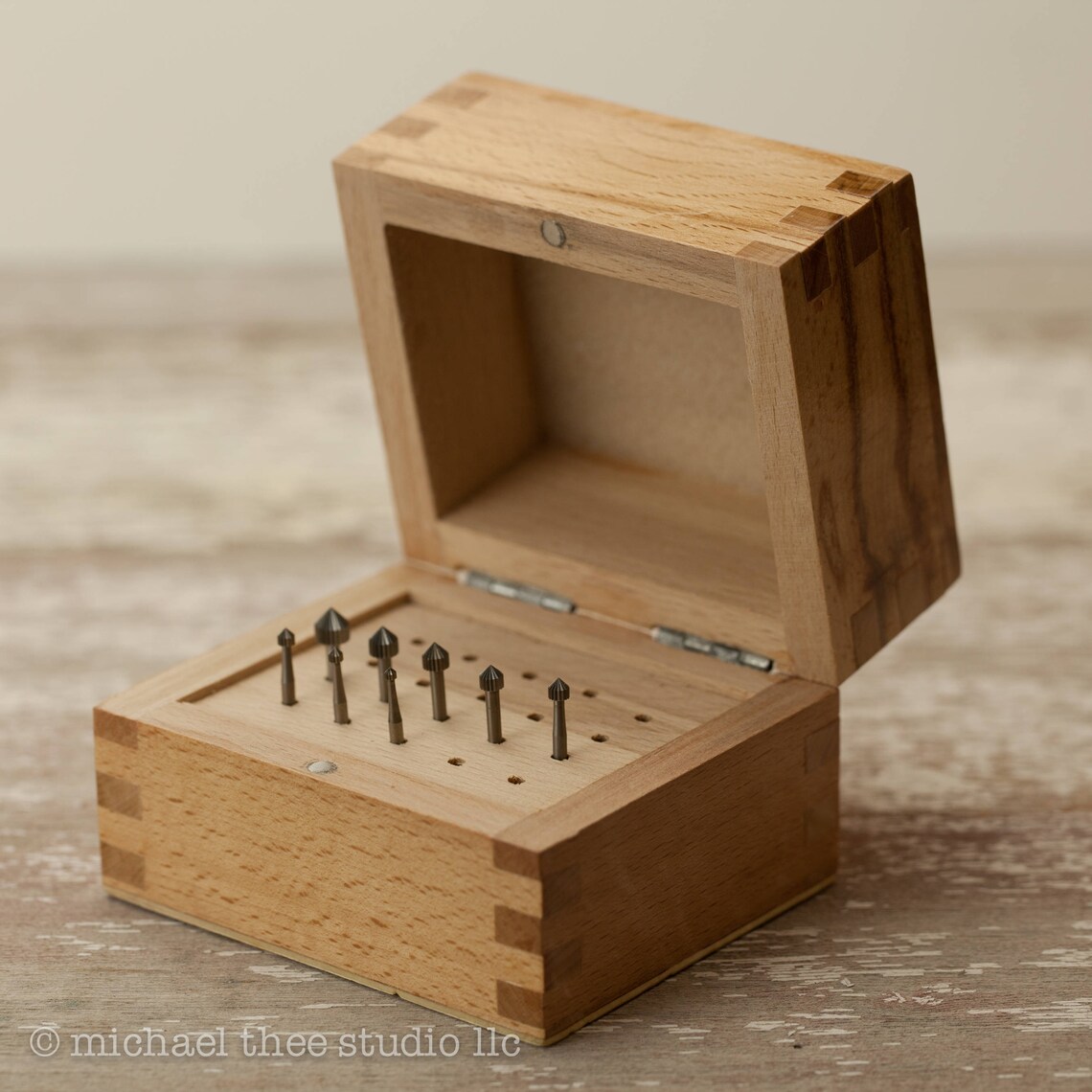 20-hole Bur Box, Sturdy Wood Bur Storage (burs Not Included) - Etsy
