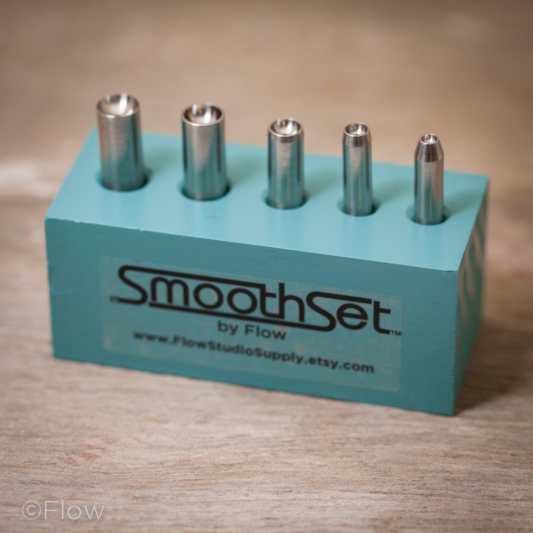 Stone-setting Punches for Quick & Easy Tube-setting, Five Punch Set for ...