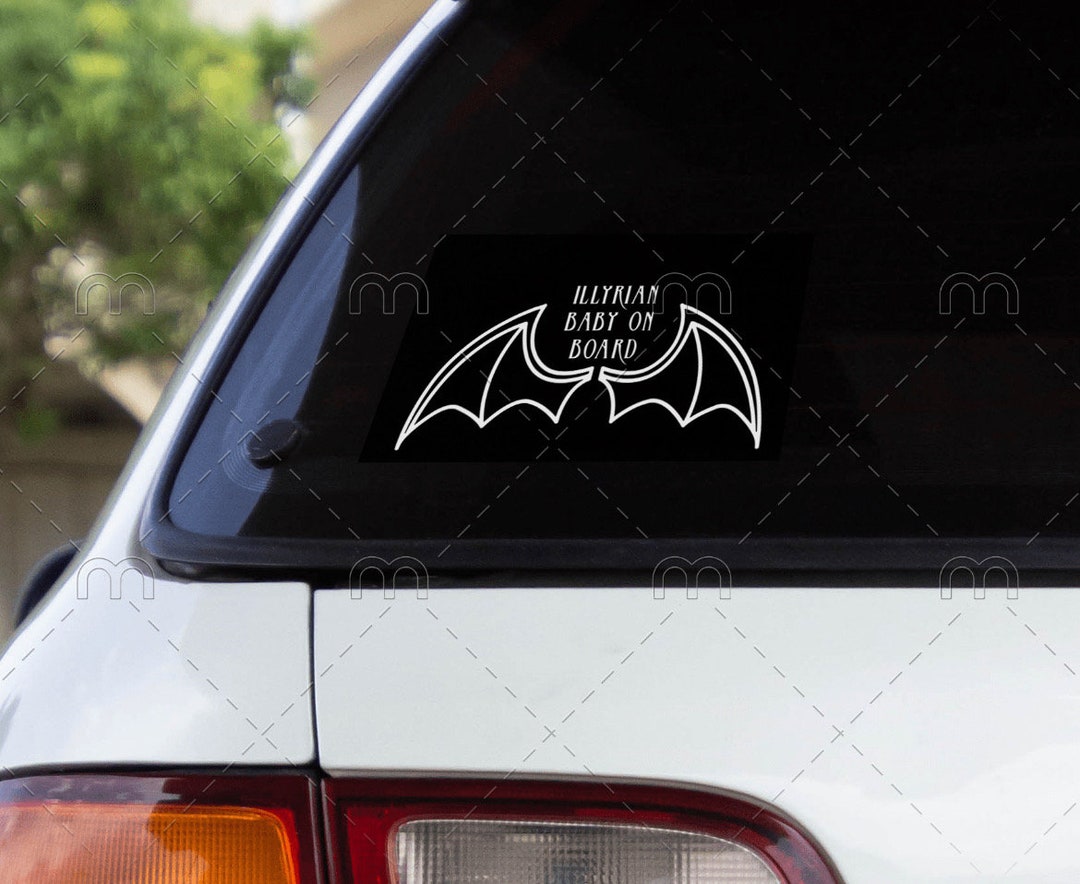 Illyrian Baby on Board Car Decal - Etsy