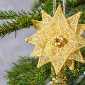 Christmas Star Machine Embroidery Design Instant Download - Etsy