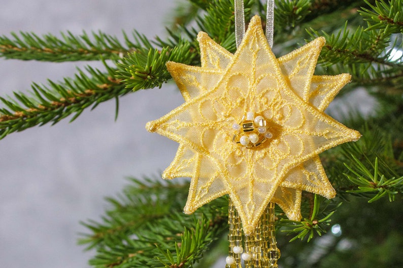 Christmas Star Machine Embroidery Design Instant Download - Etsy