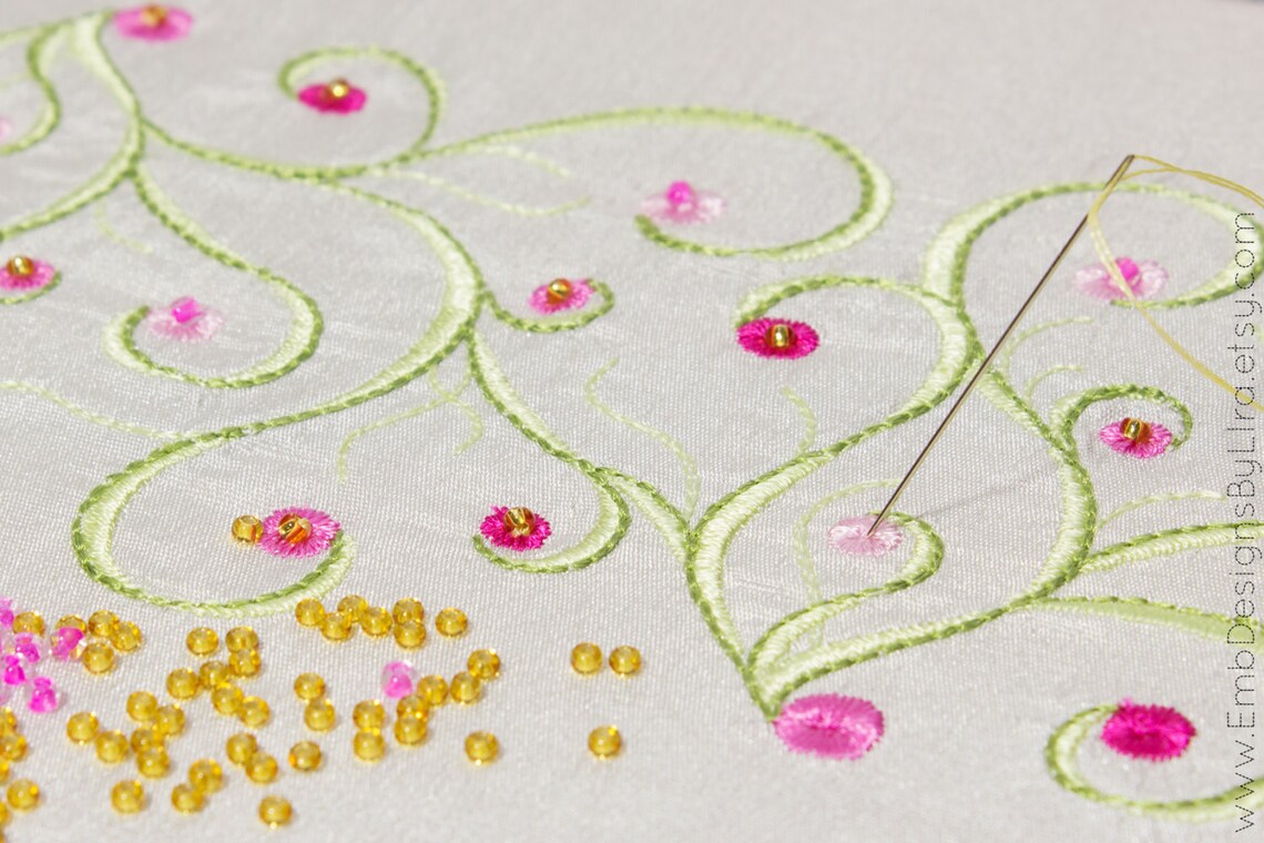 3 Sizes | Swirl Machine Embroidery Designs | S-001 - Etsy