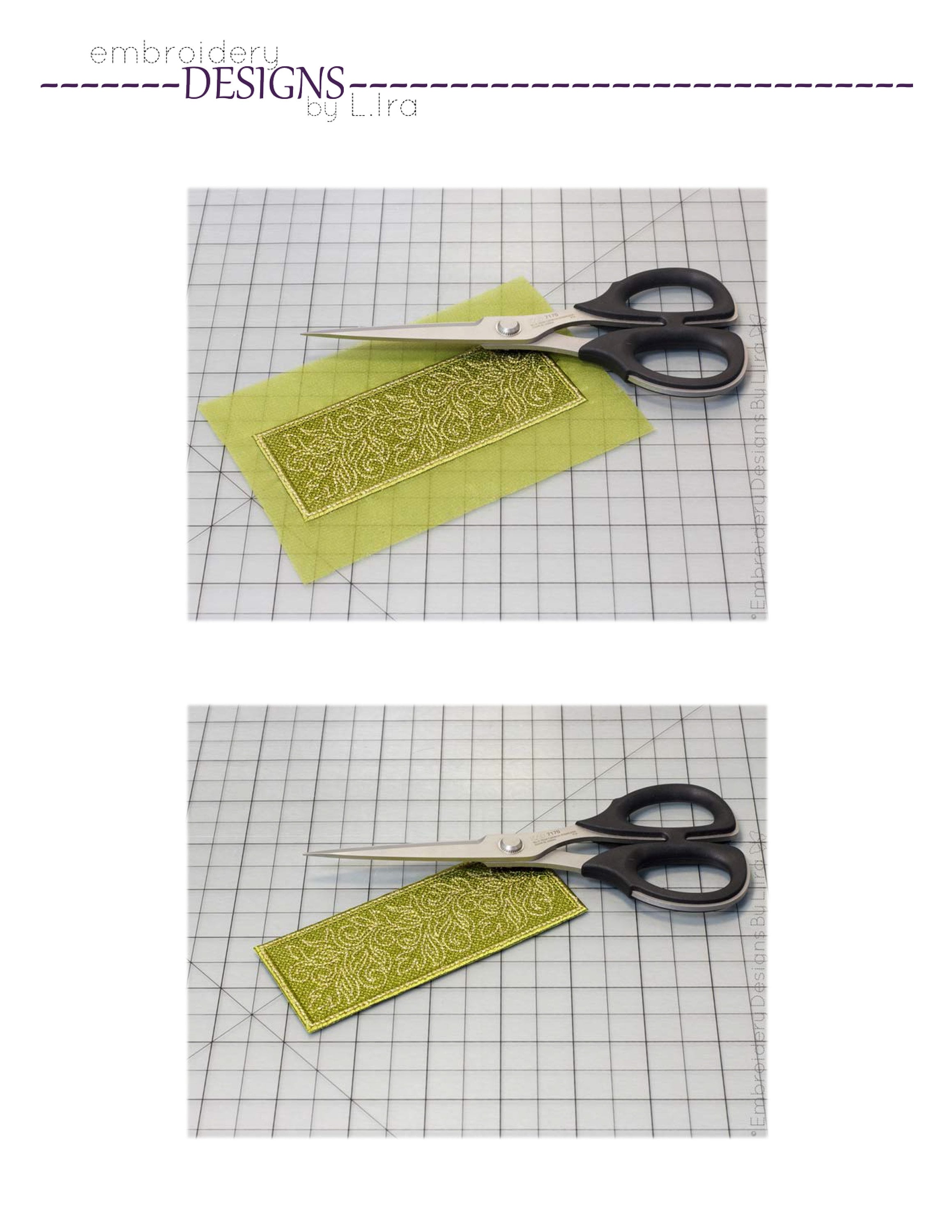 Bookmark Machine Embroidery Design - Etsy