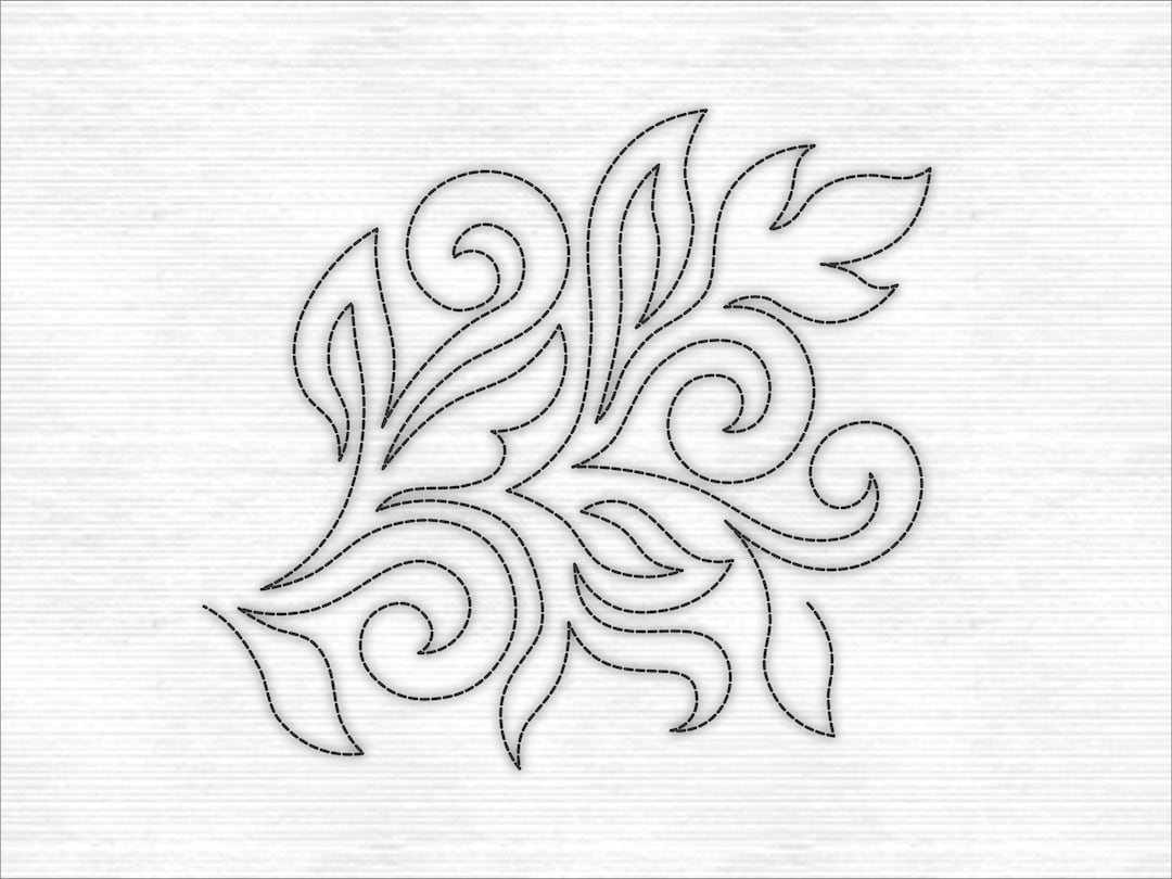 3 Sizes | Machine Embroidery Designs | Swirl Border | Qs-000 - Etsy