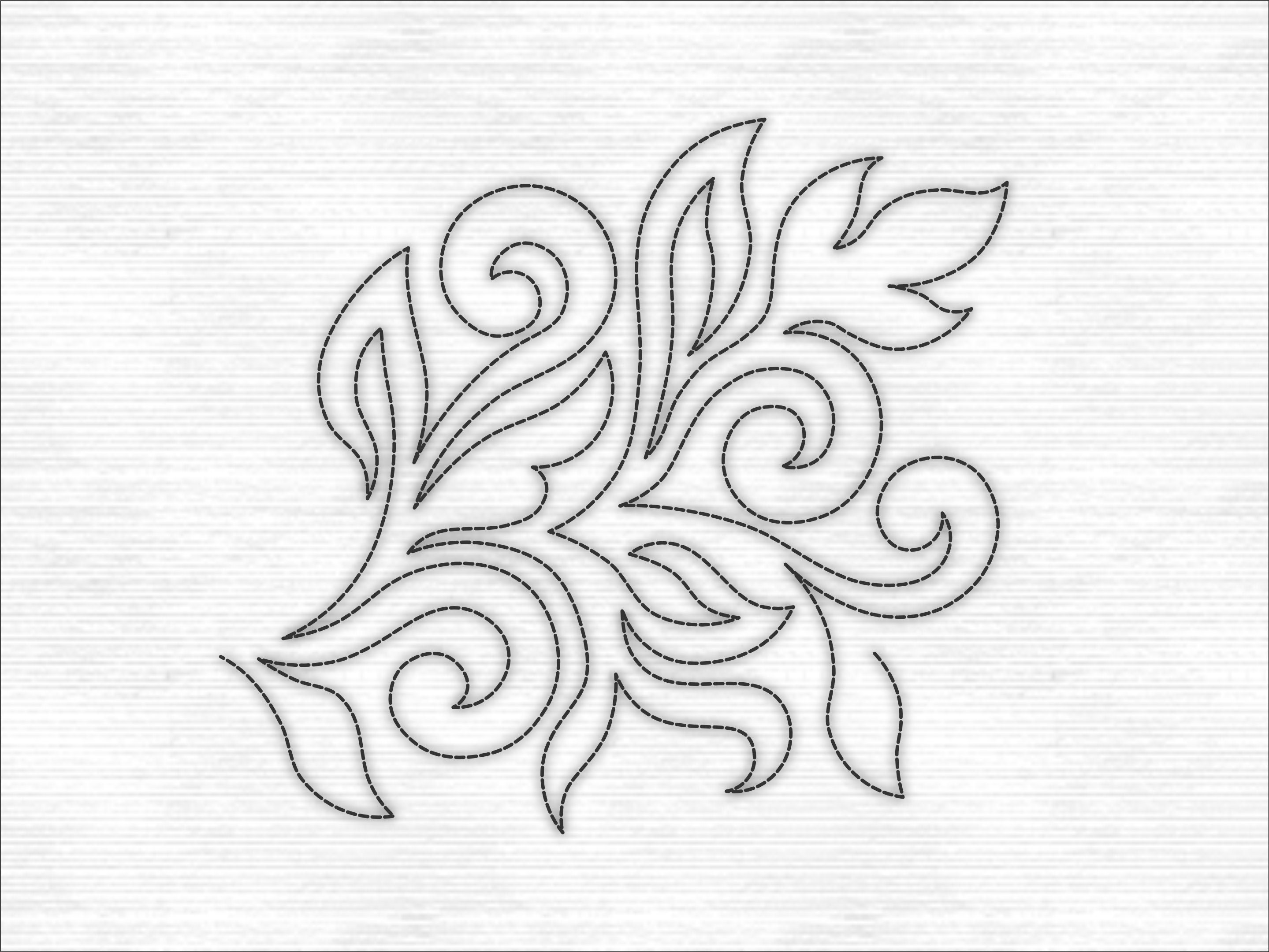 3 Sizes | Machine Embroidery Designs | Swirl Border | Qs-000 - Etsy