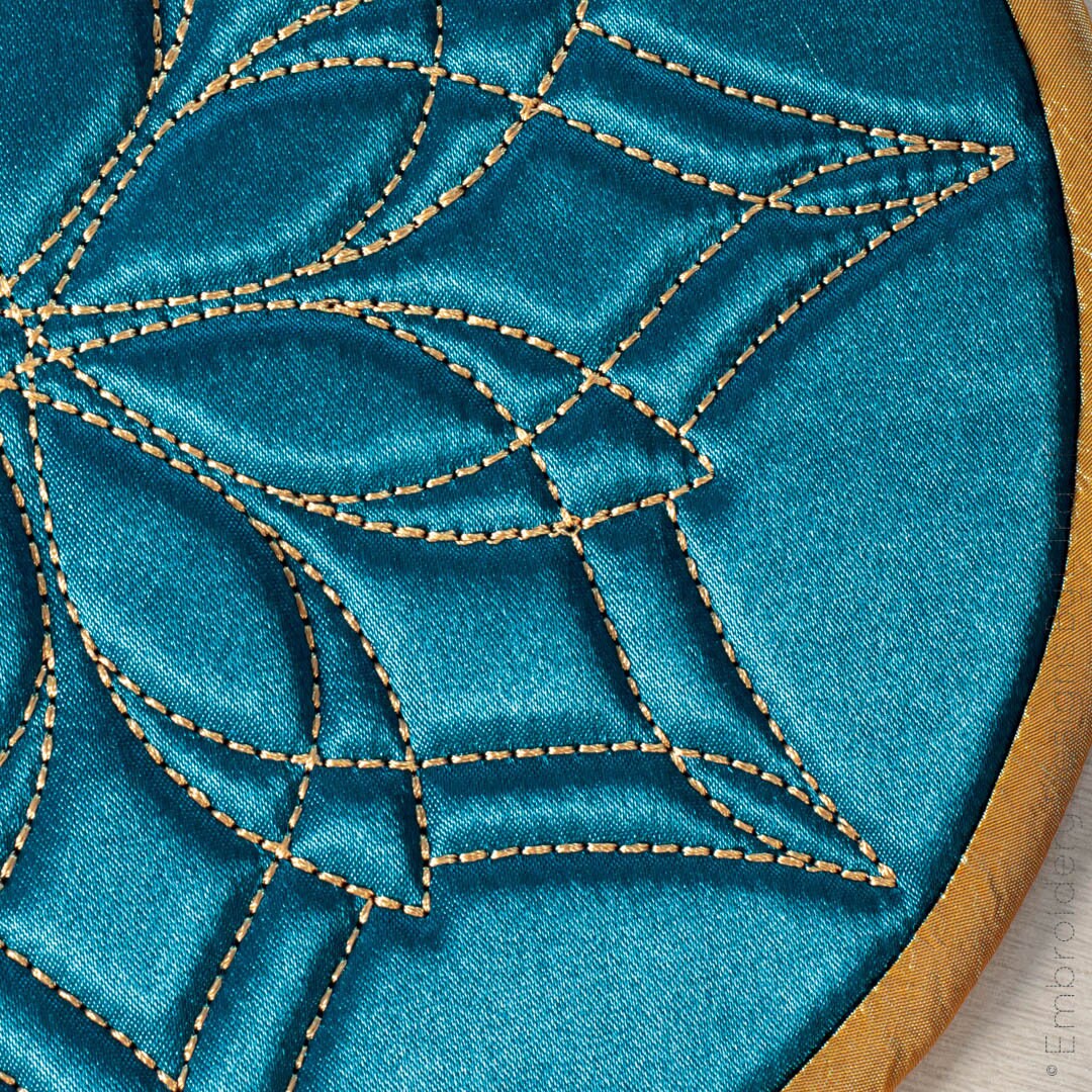 186.8mm | 7.35” | Circle Machine Embroidery Design - Etsy