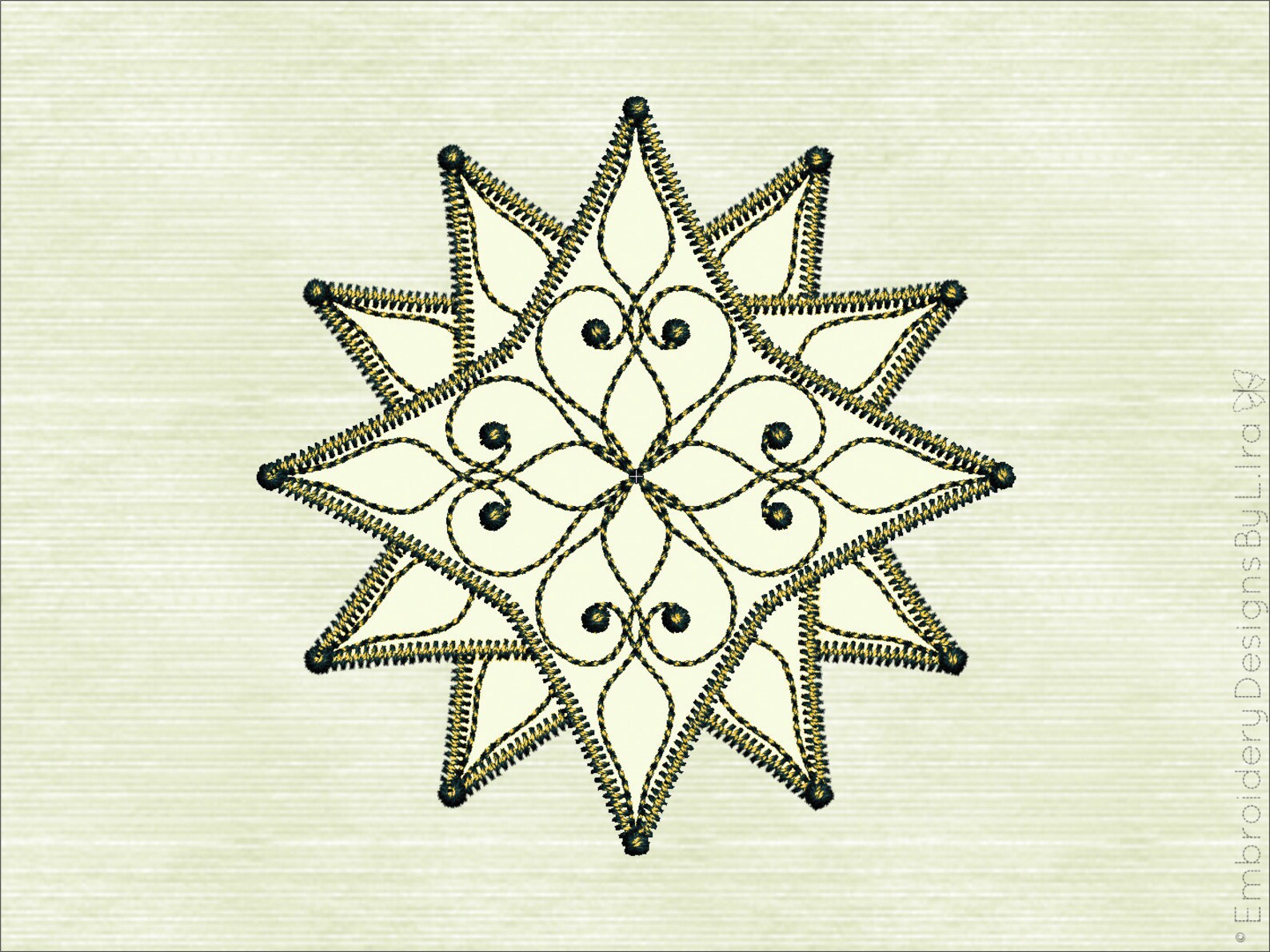 Christmas Star Machine Embroidery Design Instant Download - Etsy