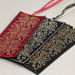 Bookmark Machine Embroidery Design - Etsy