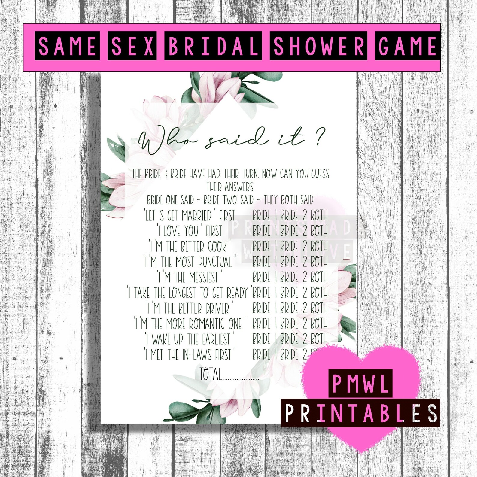 Lesbian Hen Do 5 Games Bundle Lesbian Bachelorette Party - Etsy UK