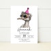 Editable Party Baby Emu Birthday Wild Invitation Phone Digital E ...