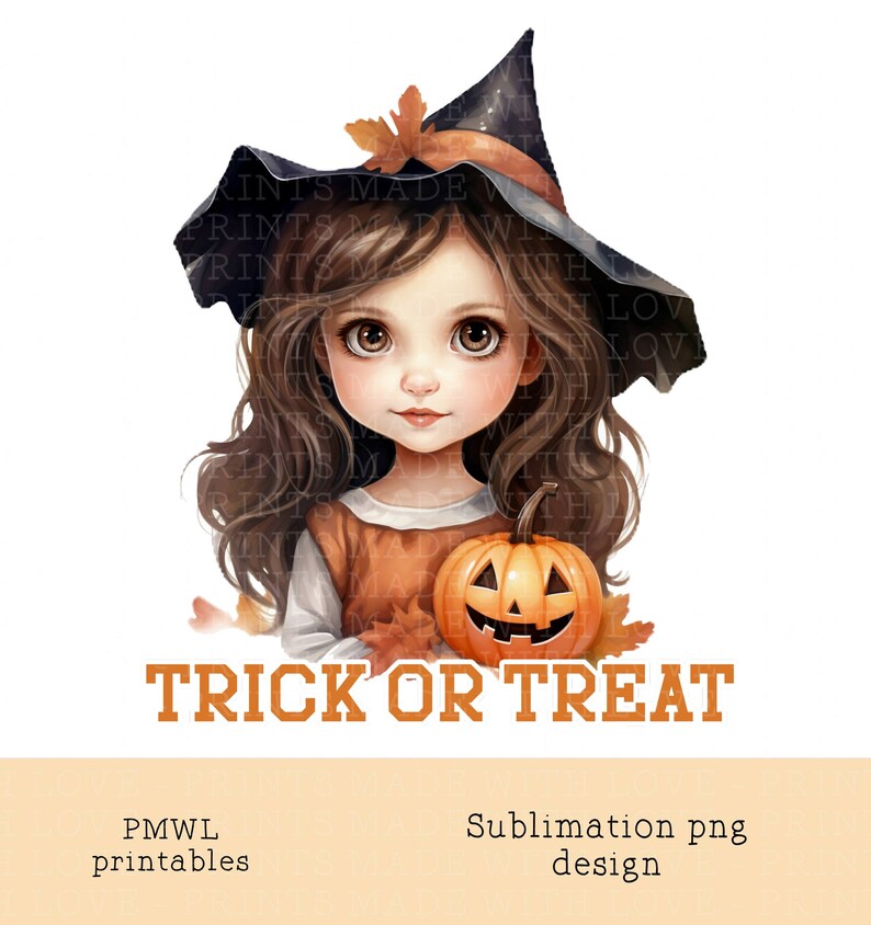 Halloween Witch Clipart Autumn Fall Trick or Treat Witch - Etsy