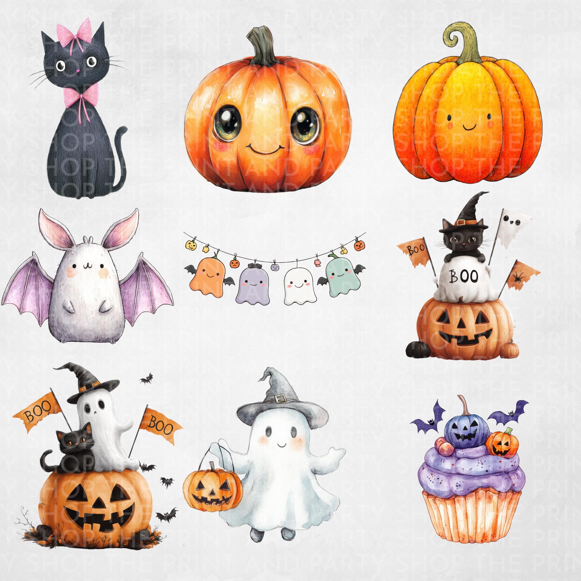 Halloween Cuties Clipart Bundle, 37 PNG Images (digital Download) - Etsy