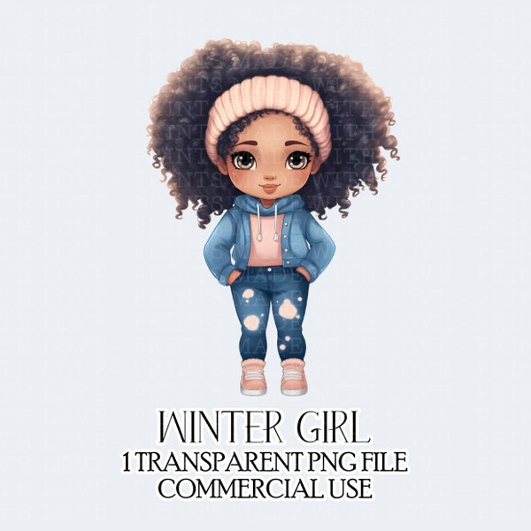 Black Teen Clipart - Etsy