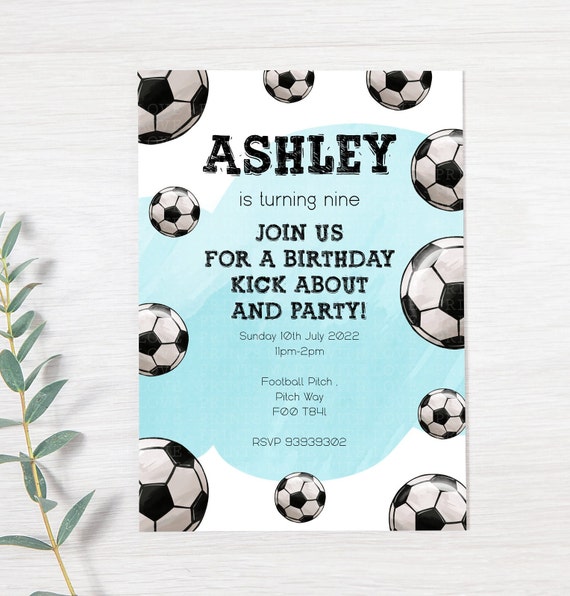 Football Party Printable Invitation Template All Star Sports Ticket