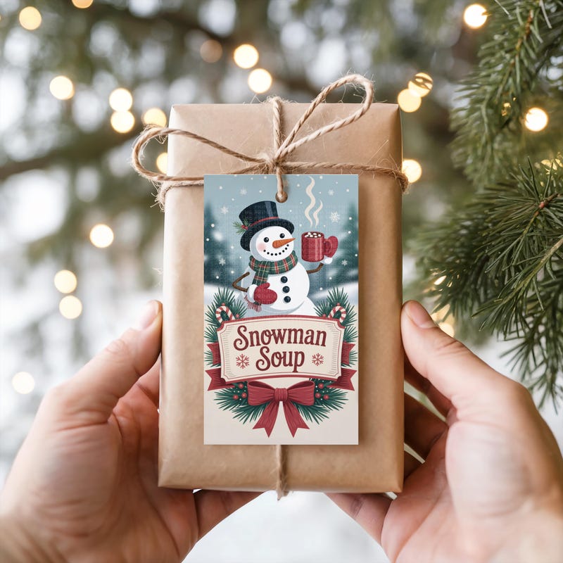 Snowman Soup - Etsy UK