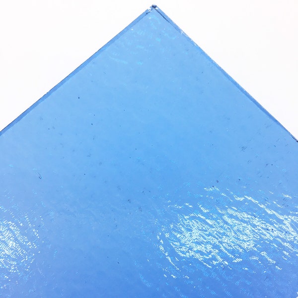 Transparent Light Blue Stained Glass - Etsy