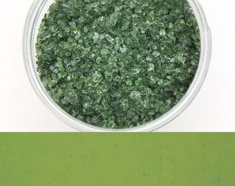 Kelly Green Medium Frit Transparent Fused Fusing Glass | Etsy