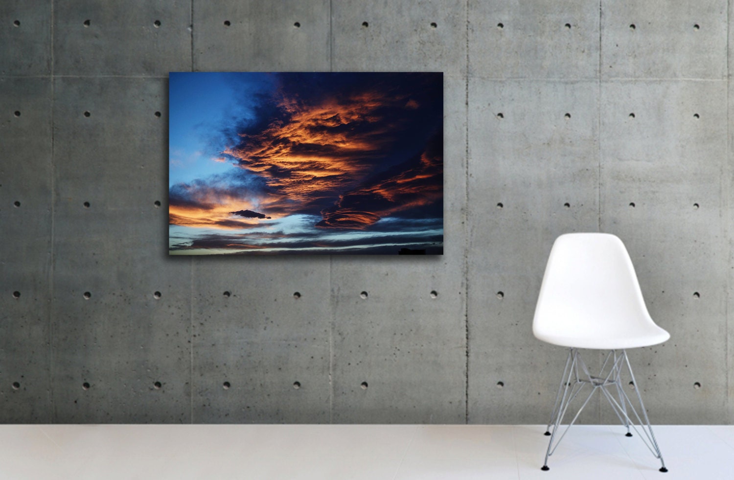 Nevada, Sky, Sunset, Clouds, Sun, Vegas, Photograph, Print, Modern ...