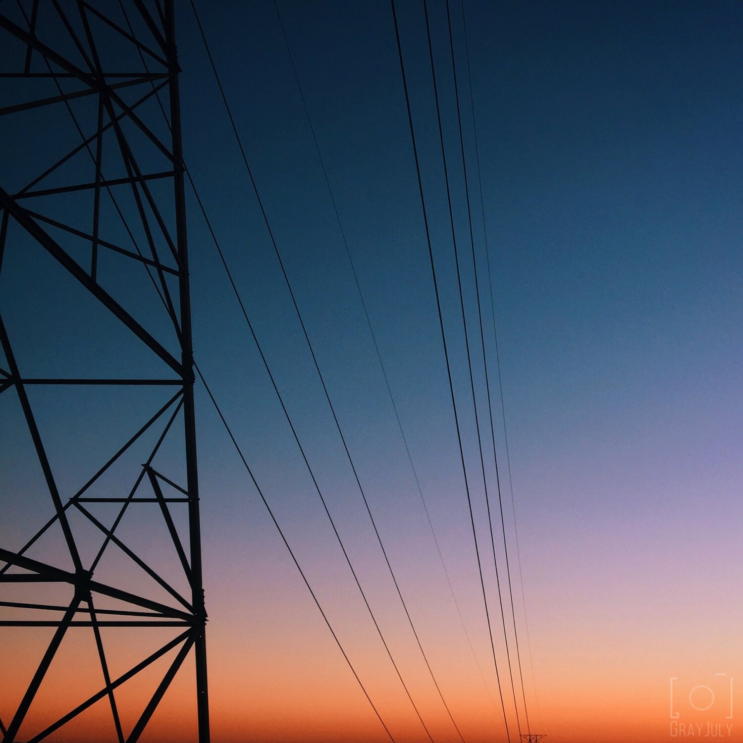 Power Tower, Sunset, Power Lines, Sky, Skyline, Los Angeles, California ...