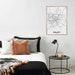 SIALKOT Pakistan Map Poster Hometown City Print Modern Home Decor ...
