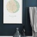 TOOWOOMBA Australia Map Poster Wall Decor Design Modern Minimal Nordic ...