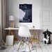 BELLINGHAM Washington WA US Map Poster Color Hometown City Print Modern ...