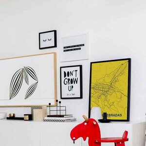 DOSQUEBRADAS Colombia Map Poster Color Hometown City Print Modern Home ...