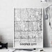 COOPER CITY Florida US Map Poster Black White Hometown City - Etsy