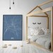 BO Sierra Leone Map Poster Color Hometown City Print Modern Home Decor ...