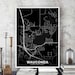 WAUCONDA Illinois IL Usa Map Poster Black White Hometown City - Etsy