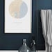 LARNACA Cyprus Map Poster Wall Decor Design Modern Minimal Nordic ...