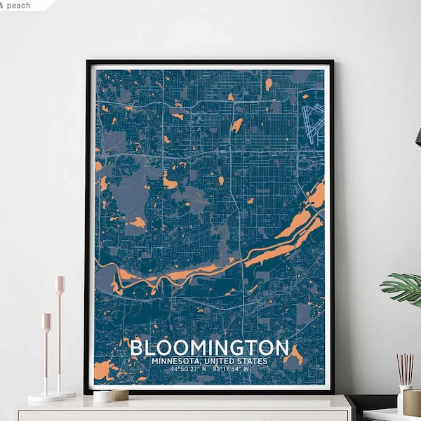 Bloomington Poster - Etsy