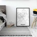 SIALKOT Pakistan Map Poster Hometown City Print Modern Home - Etsy