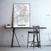 EINDHOVEN NETHERLANDS Map Poster Hometown City Print Modern - Etsy