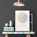 LARNACA Cyprus Map Poster Wall Decor Design Modern Minimal Nordic ...