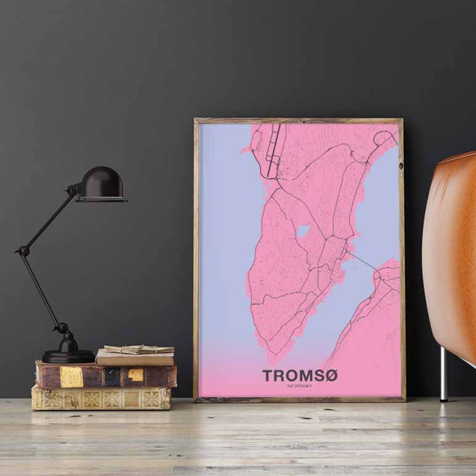 TROMSO Norway Poster Color Hometown City Print Modern Home - Etsy