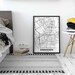 EINDHOVEN NETHERLANDS Map Poster Hometown City Print Modern - Etsy